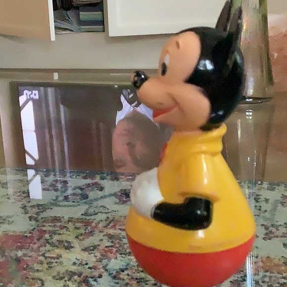 Disney | Toys | Vintage 975 Mickey Mouse Weeble Wooble Disney Made Of ...